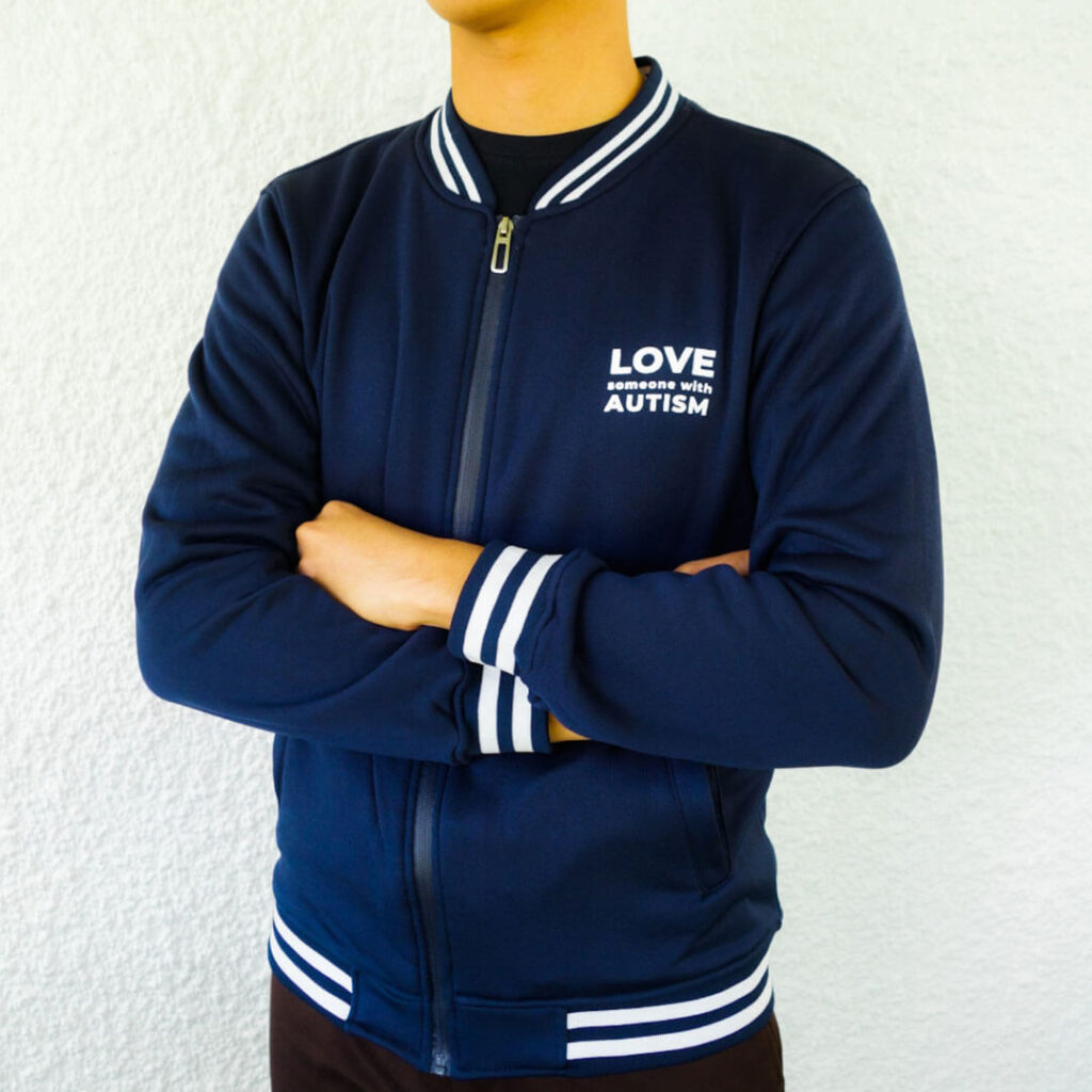 Adults Varsity Jacket - Love Someone with Autism - Early Autism Project ...