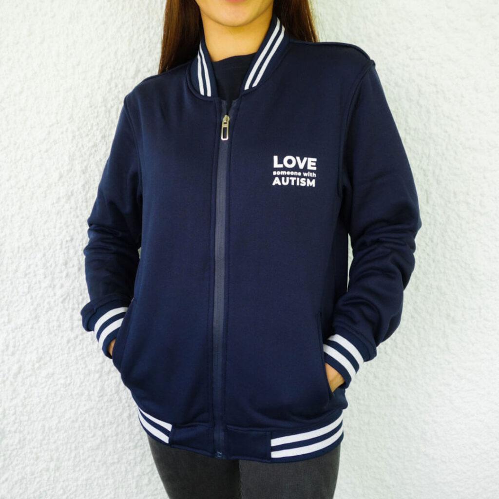 Adults Varsity Jacket - Love Someone with Autism - Early Autism Project ...